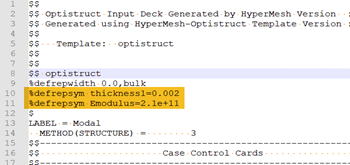 HS-1680: Set Up an OptiStruct Model