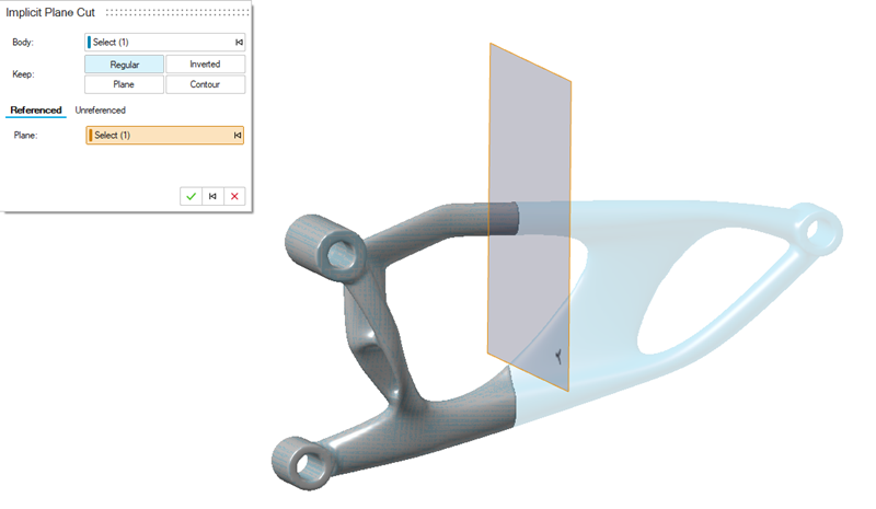 Plane Cut Implicit Geometry