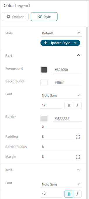 Adding a Color Legend