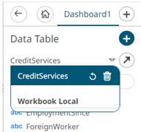 Working with Add Data Table Wizard