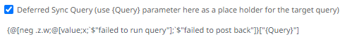 Kx kdb+ - Deferred Sync Query
