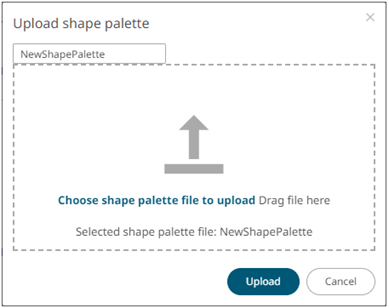 Uploading a Shape Palette