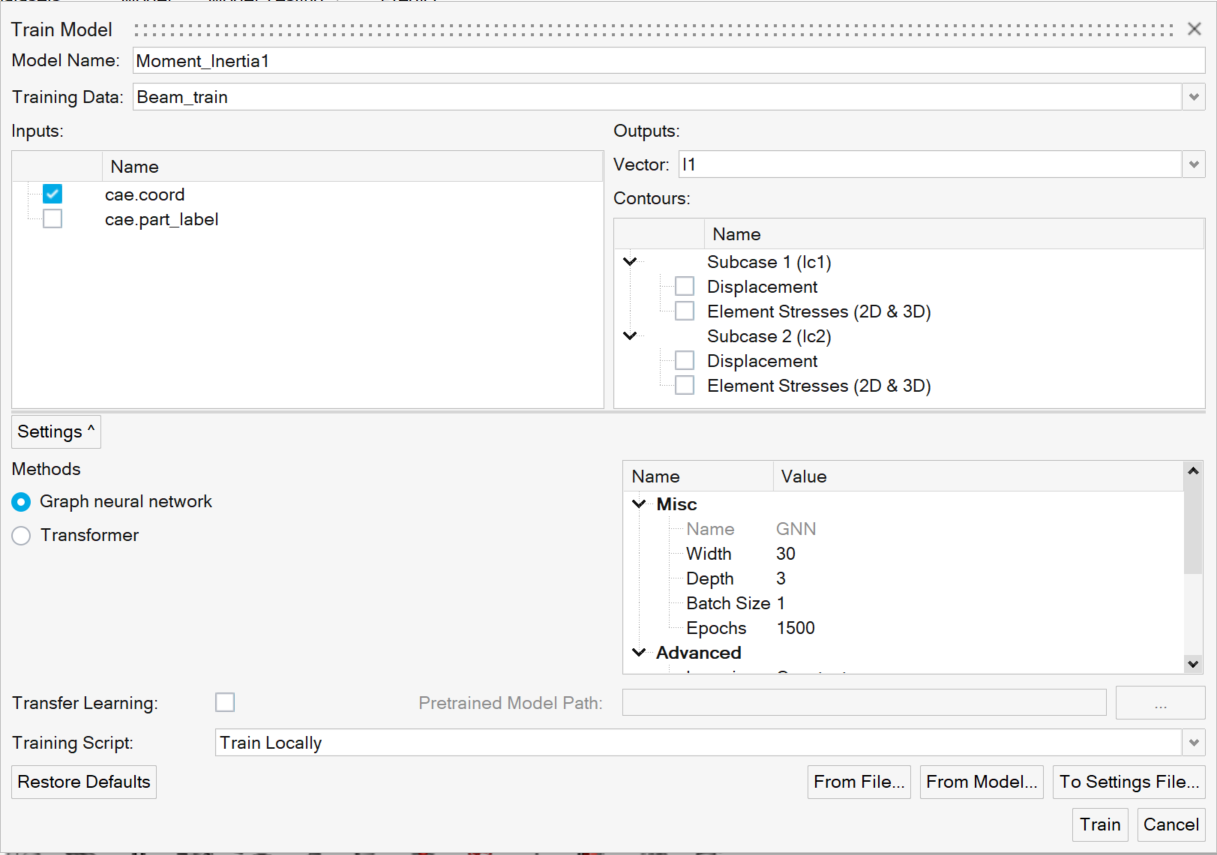 Custom Outputs/KPIs in PhysicsAI Models
