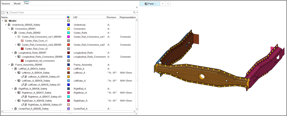 Update Part Revisions with Part Browser