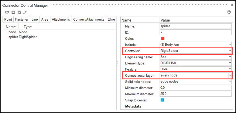 Create Subsystems and Attachments