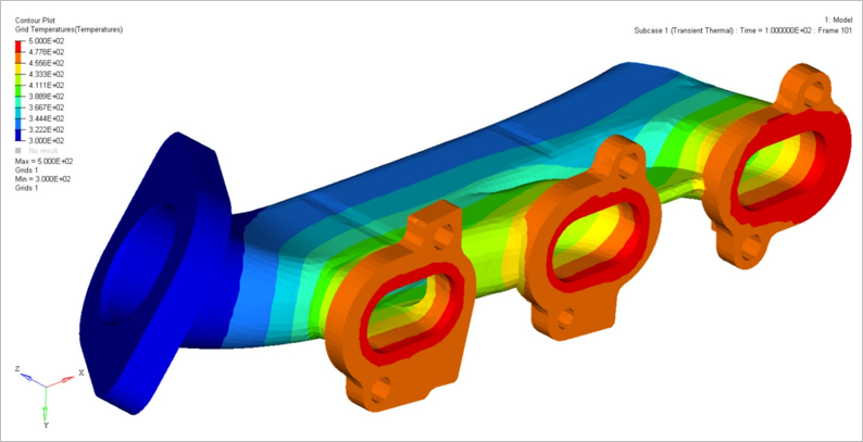 OS-E：0605 ワンステップ非定常熱応力解析