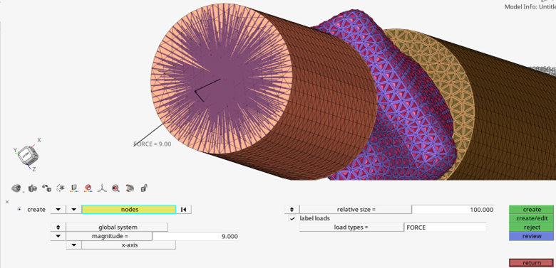 OS-HM-T: 3010 Arthritic Finger, Nonlinear Static Analysis