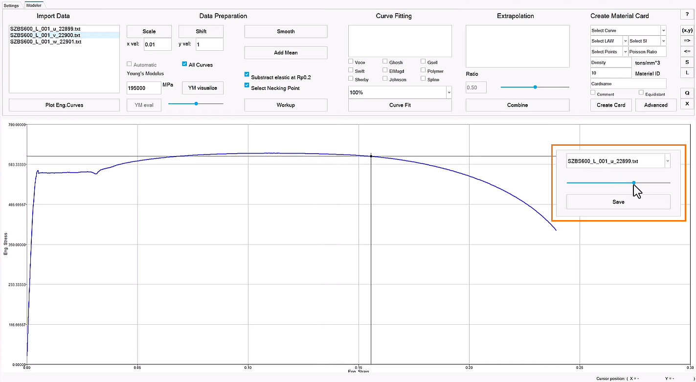 Create Material with Plastic Behavior
