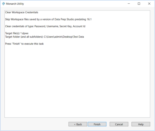Clear Credentials from Workspaces