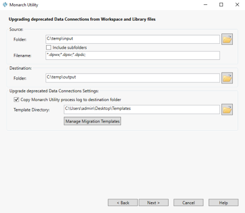 Upgrading Deprecated Data Connections