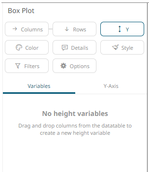 BoxPlot Variable Configuration