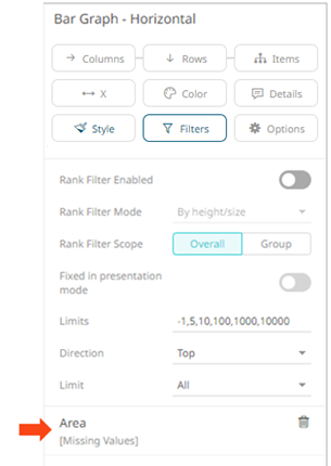 Visualization Static Filter