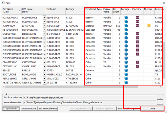 Unified Part Libraries Link