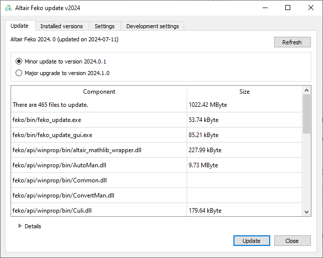 Updating or Upgrading to a New Version